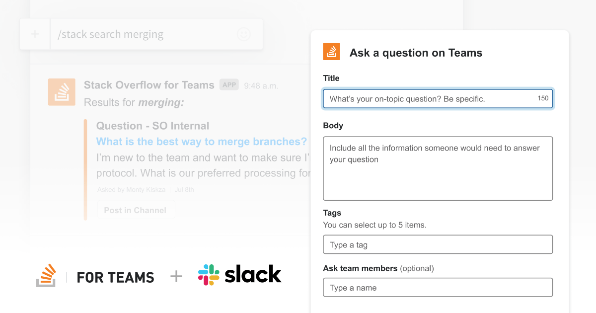 Announcing The Launch Of Our Slack V3 Integration Stack Overflow 2556
