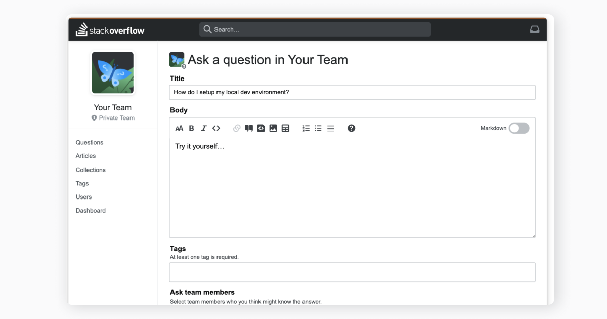 How to ask and answer a question