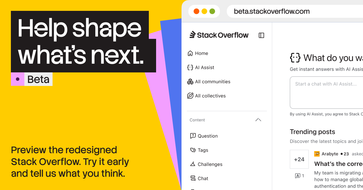 Your sneak peek at the redesigned Stack Overflow - Stack Overflow