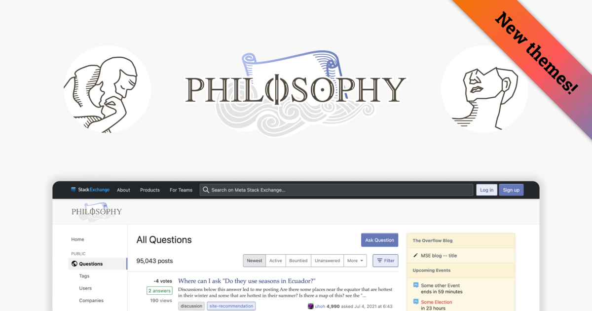 Stack Exchange sites are getting prettier faster: Introducing Themes ...