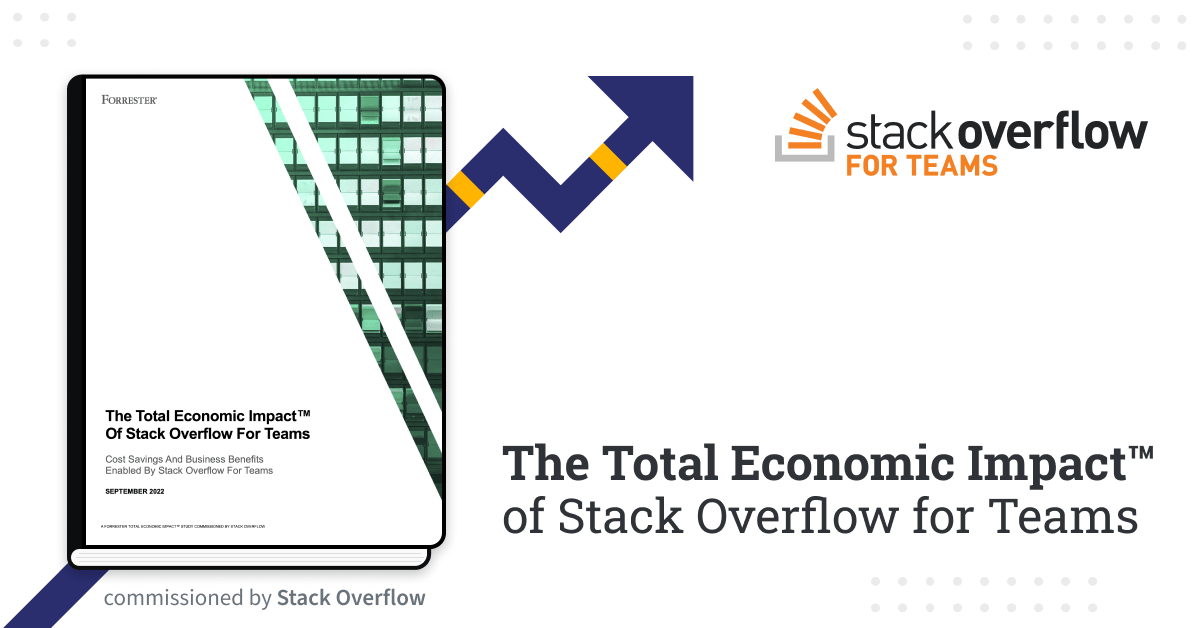 Forrester Consulting TEI Study: Five ways Stack Overflow for Teams delivered 191% ROI - Stack ...